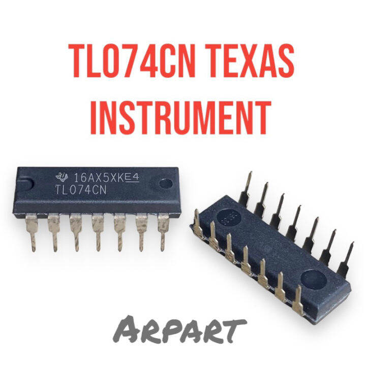 IC TL074CN TL074 Original Texas instrument | Lazada Indonesia