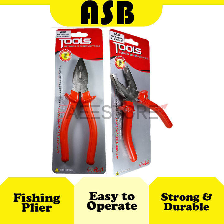 ASB HY-065EK 6” Lineman’s Plier / Lineman's Playar Gabung | Lazada