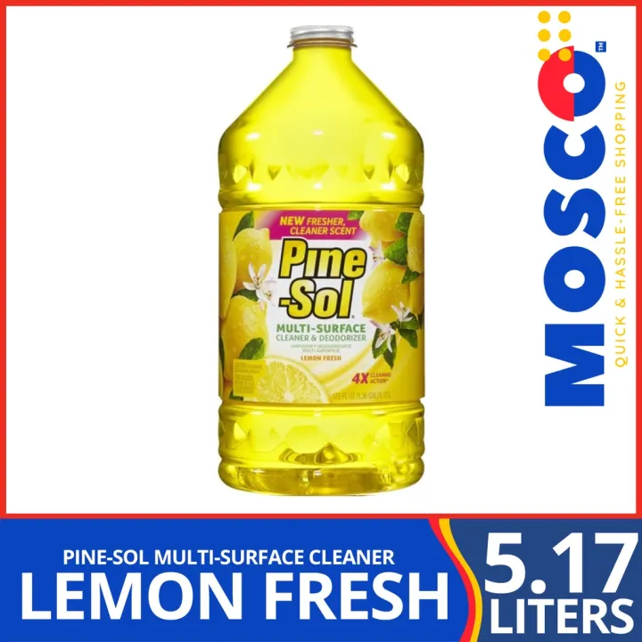 PINE-SOL Lemon Fresh Multi-Surface Cleaner & Deodorizer 5.17LQoh ...