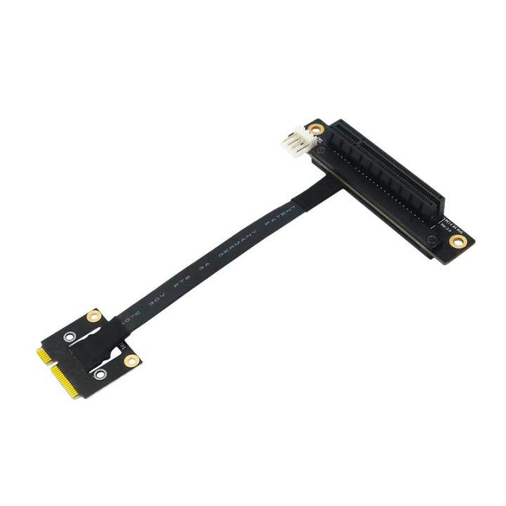 270 Degree Mini PCIe to PCI-E 8X Adapter Cable 20cm PCIE3.0 Extension ...
