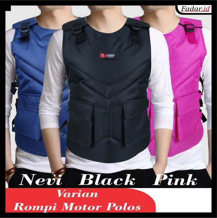 ROMPI MOTOR ANTI ANGIN PELINDUNG DADA DAN PELINDUNG PUNGGUNG TOURING ...