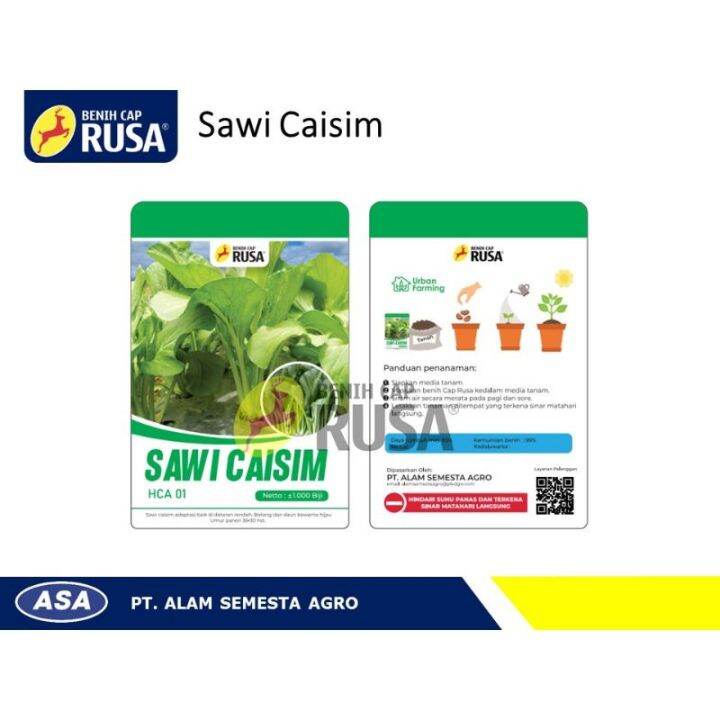 BENIH SAWI CAISIM HCA 01 SP CAP RUSA +-1000 BIJI | Lazada Indonesia