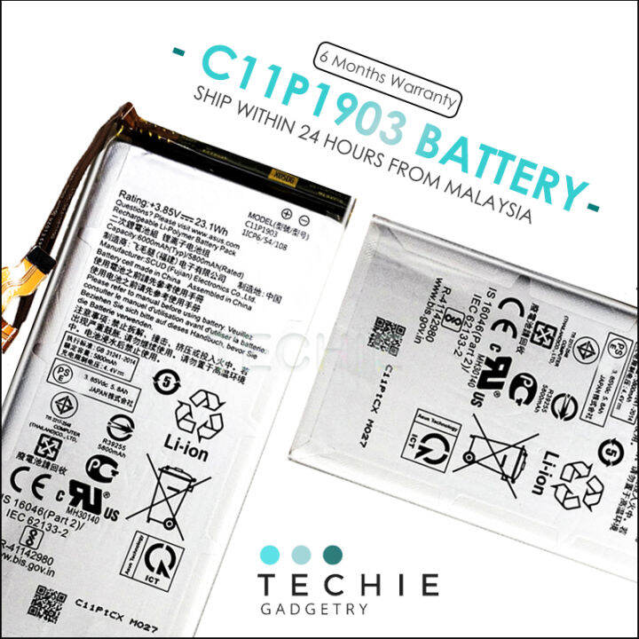 Battery Bateri For Asus Rog Phone 3 / Rog 3 Strix Zs661Kl Zs661Ks ...