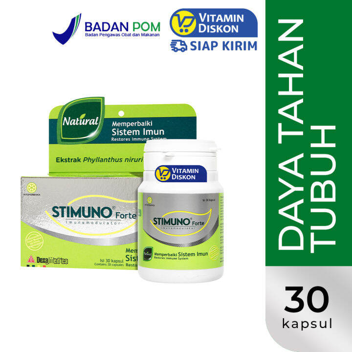 STIMUNO FORTE 30 KAPSUL HERBAL UNTUK IMUN TUBUH | Lazada Indonesia