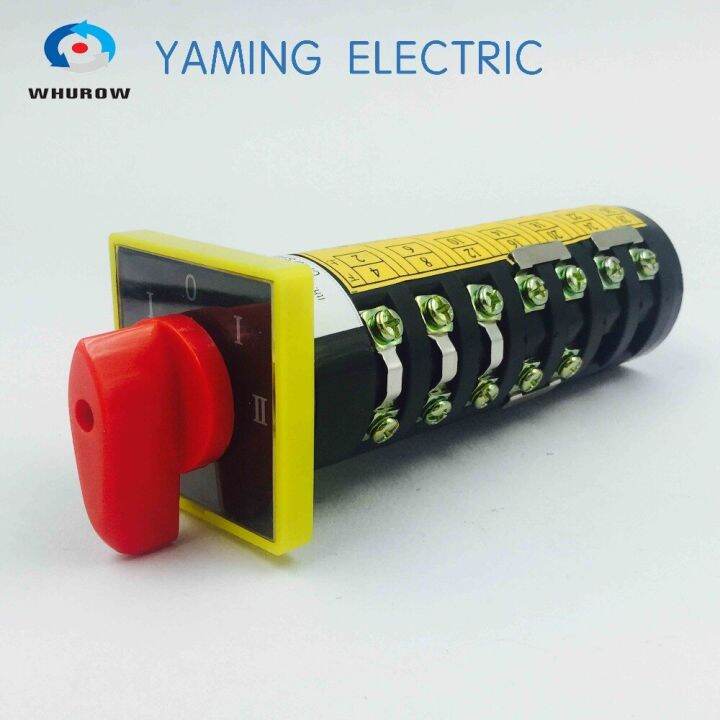 Rotary Switch 10A 7 Phases 5 Position 3Kw Changeover Combination Switch ...