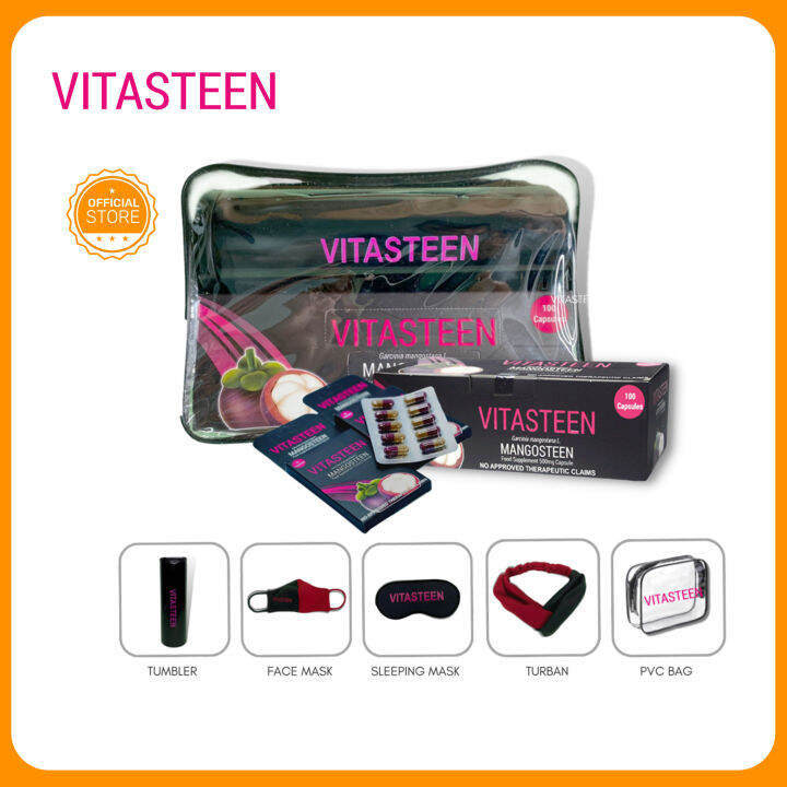 Vitasteen - A Better You Bundle Kit (Mangosteen 500mg Capsule Food ...