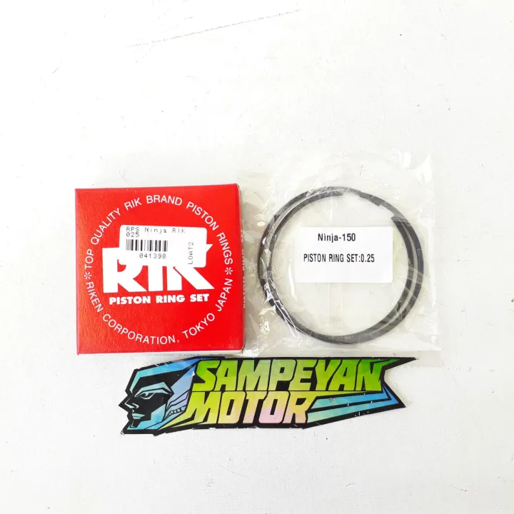 Ring Per Pir Piston Seker Seher Kawasaki Ninja 150 Oversize 25 100 RIK ...