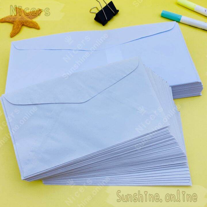 Approx 48pcs Classic White Envelopes Standard Long Short by pack ...