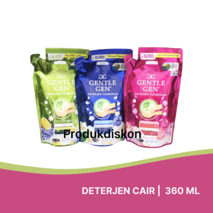 GENTLE GEN Deterjen Cair Refill 360ML | Lazada Indonesia