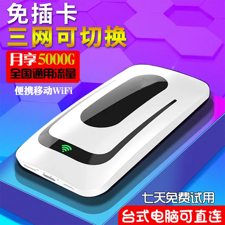 5G portable wifi unlimited traffic mobile card-free hotspot car ...