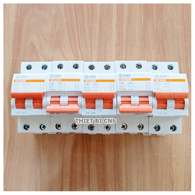 Aptomat - Cầu dao tự động SINO 2P 10A - 63A/6kA Chính hãng | Lazada.vn