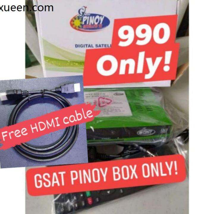 【READY STOCK】 Gsat Pinoy Box only with Free load plan 99 | Lazada PH