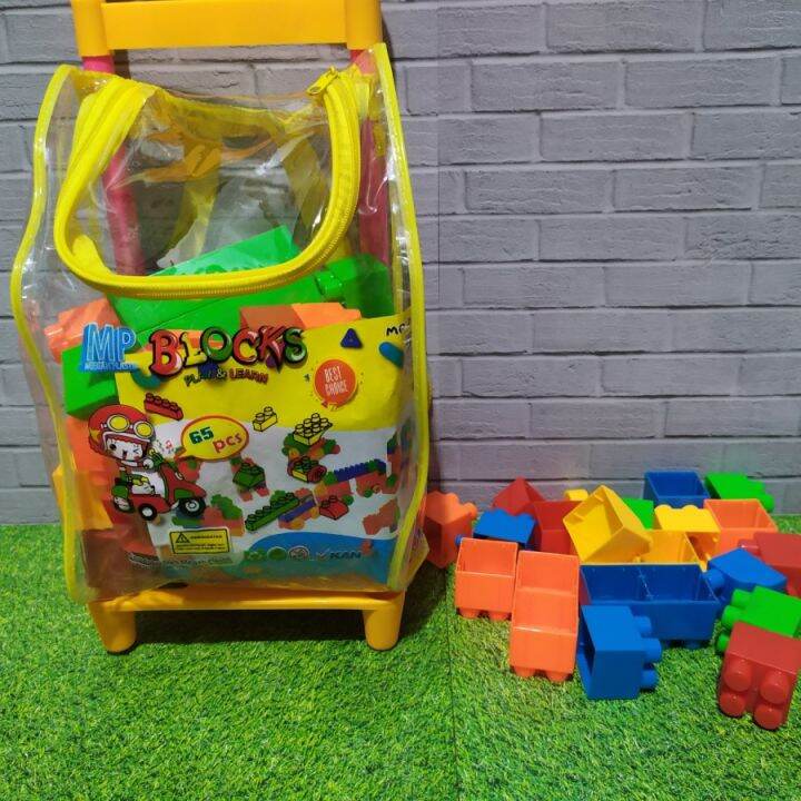 mainan block lego anak 65 pcs ukuran sedang - brick lego 65 pcs ...