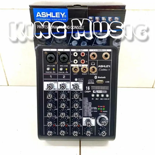 mixer audio ashley evolution 4 / evolution4 original | Lazada Indonesia