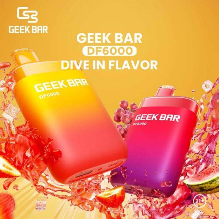 Geek DF 6000- Rechargeable -6000 Puffs -100 Legal DF6000 | Lazada PH