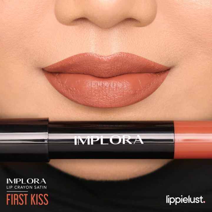 Implora Lip Crayon Satin / Lipstik Crayon Implora 02 First Kiss ...
