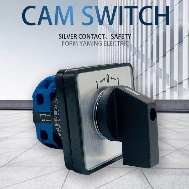 LW26-20/1 Reset Momentary DIY Rotary Cam Changeover Switch 4 Terminals ...