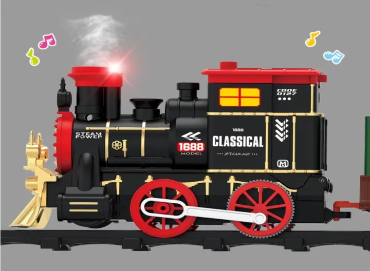 Impact Toys battery classic smoke train set with rail just add water ...
