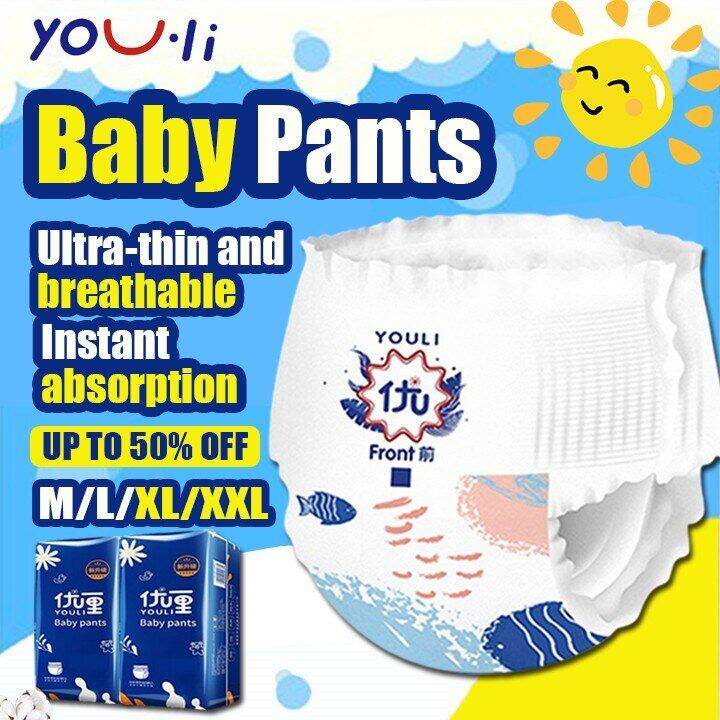 Youli Baby Diaper M-XXL On Sale Diaper Pull Ups Large Magic Tape Medium ...