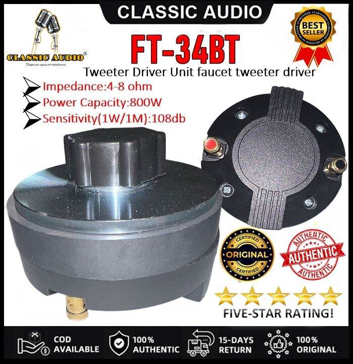 Classic Audio MegaPro FT-34BT Tweeter Driver Unit faucet Tweeter Driver ...