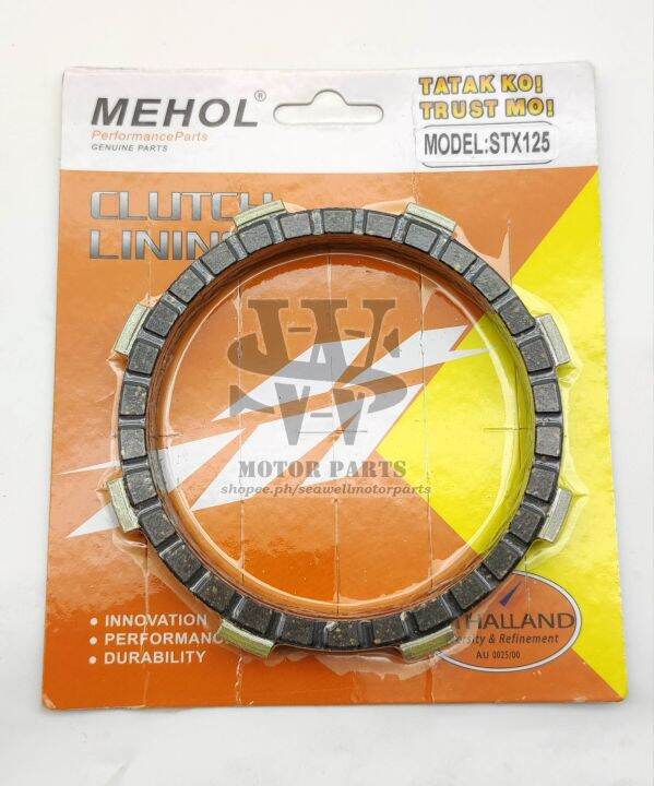 MEHOL CLUTCH LINING STX125 | Lazada PH