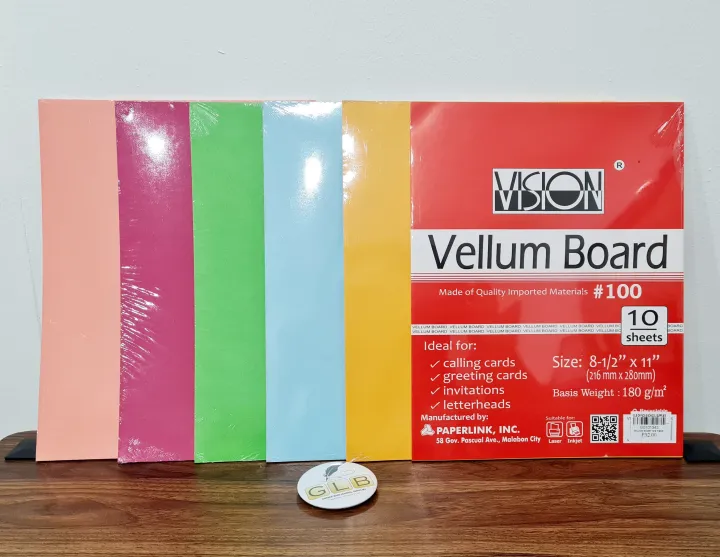 VISION VELLUM BOARD | Lazada PH