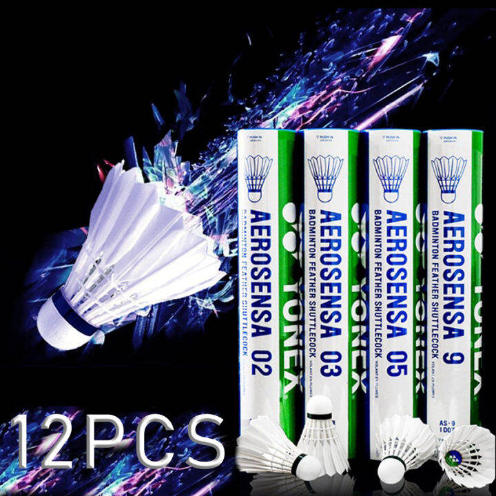 Badminton Shuttlecocks Sports Fitness Feather Shuttlecock Set(12PCS) KM ...