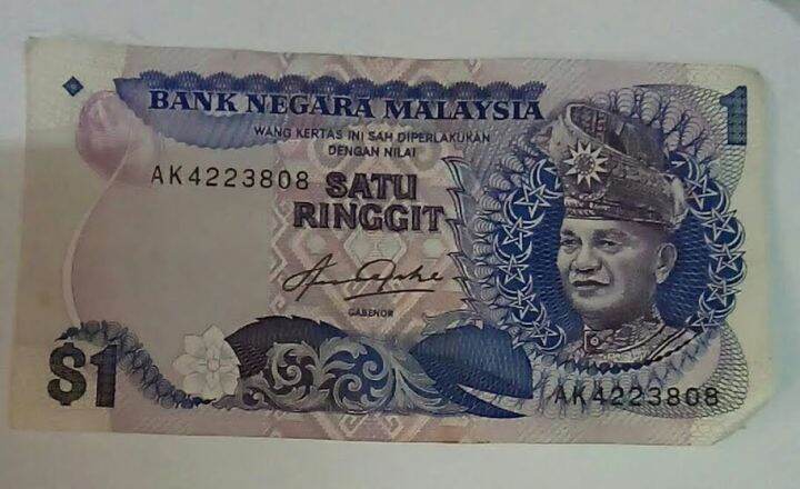 OLD MALAYSIA SATU RINGGIT MALAYSIA RM1 OLD BANKNOTES | Lazada