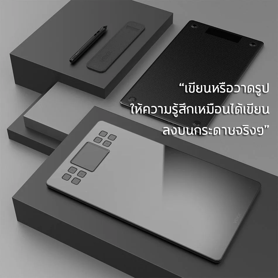 เม้าส์ปากกา VEIKK A30 V2 กราฟิกแท็บเล็ต กระดานวาดภาพกราฟิก เม้าส์ปากกา ...