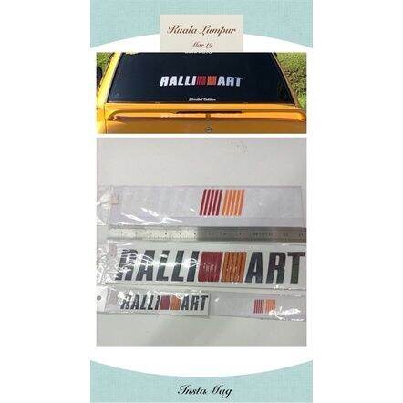 ralliart stiker decal | Lazada