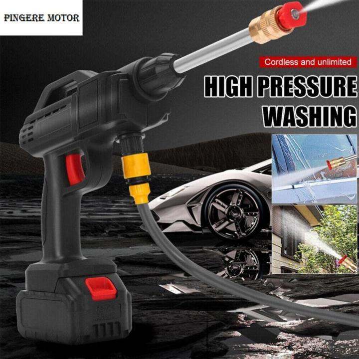 Pingere 1set Portabel Irigasi Kebun Alat Semprot Cuci Mobil Penyiram
