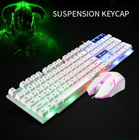 GTX300 Colorful LED Illuminated Backlight USB Wired PC Laptop Gaming ...