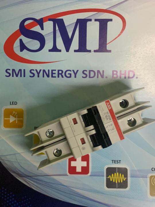 Miniature Circuit Breaker, Trip Curve C, 16 Amp, 2 Pole, UL489 2CDS272337R0164 ABB SU202M-C16 ...