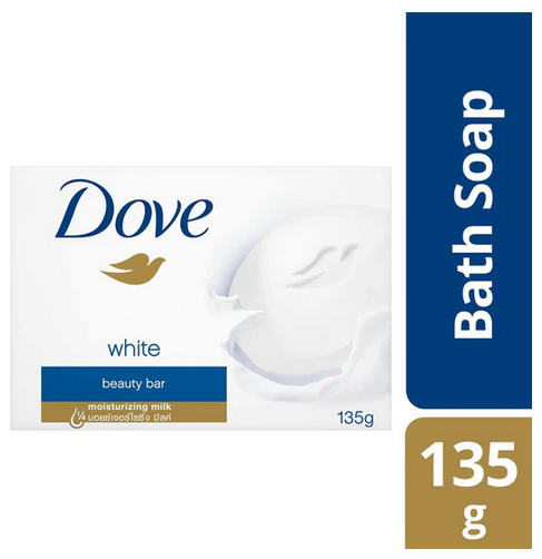 Dove Beauty Bar White Body Cleanser For Nourished Skin With 1 4