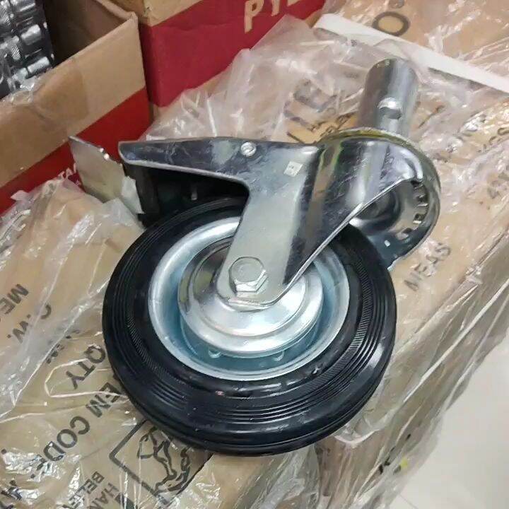 Roda steger 6" karet Roda skafolding 6in rem Roda stager 6 inch Roda ...