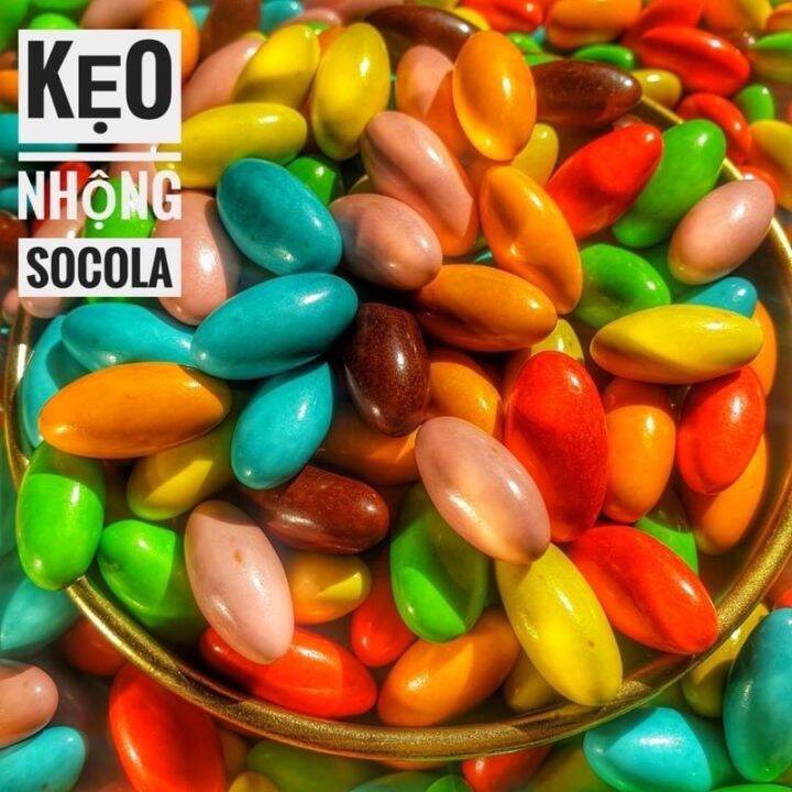 Kẹo Nhộng Socola 7 Màu, Kẹo Tuổi Thơ Hũ 500G | Lazada.vn