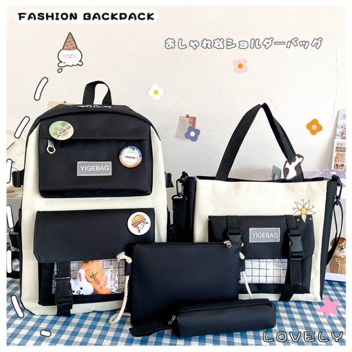 Women Large-capacity High School Student Backpack Ins Japanese ...