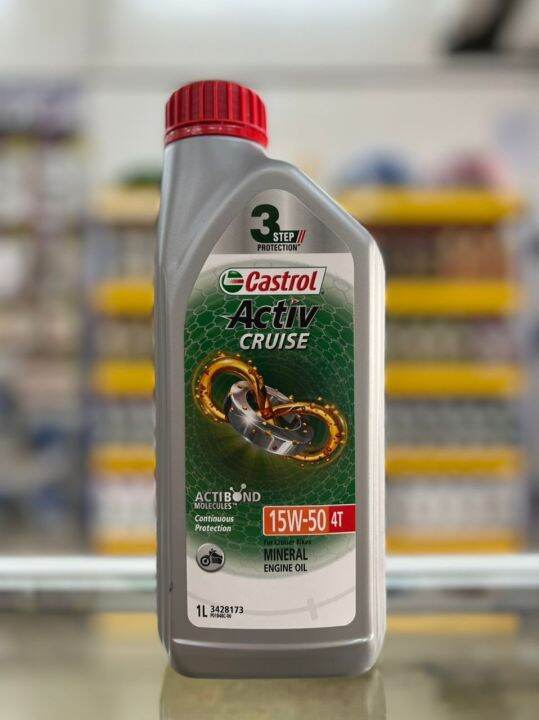CASTROL ACTIV CRUISE 4T 15W50 (1L) 100% ORIGINAL | Lazada