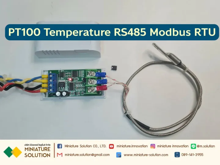 Thermocouple RS485 -20 - 400C DC 8-25V Platinum Thermal Resistance to ...