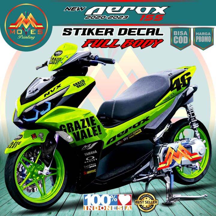 ( COD ) ⭐⭐⭐⭐⭐decal aerox 155 stiker decal motor aerox 155 full body ...