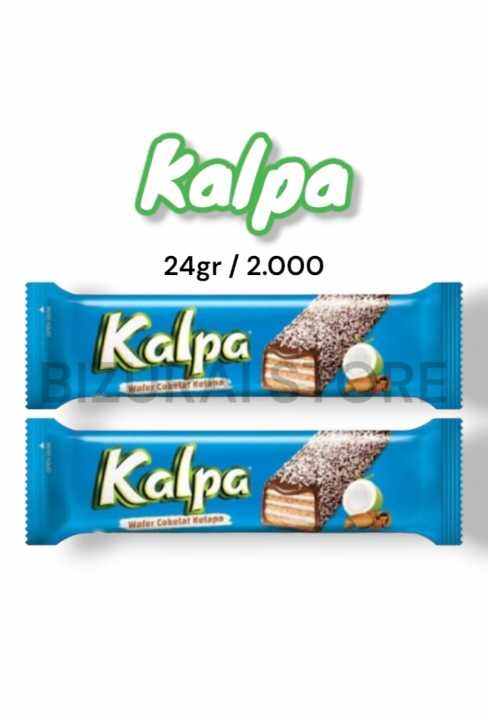 BISKUIT KALPA WAFER COKLAT 24 GRAM / KALPA WAFER BERSALUT COKLAT KELAPA ...