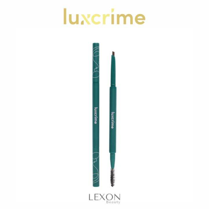 [Luxcrime] Slim Triangle Precision Brow Pencil in Dark Brown | Lazada ...