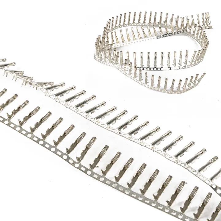 100 PCS 2.54mm Female Copper Jumper Wire Terminal Connector Pins Crimp ...