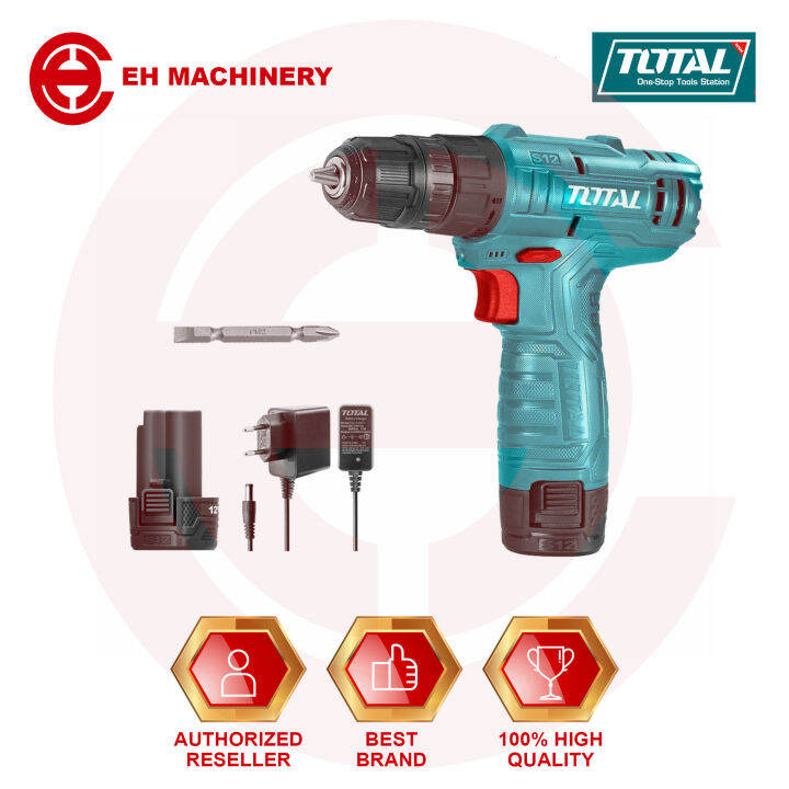 TOTAL 12V LI-ION CORDLESS DRILL TDLI12415 | Lazada