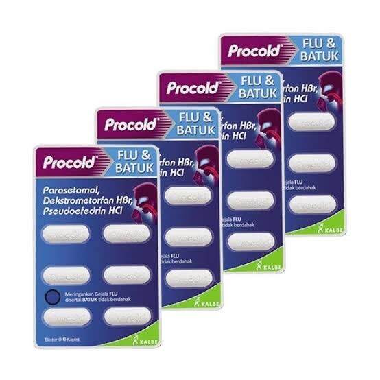 Procold Flu dan Batuk - Meredakan batuk pilek, hidung tersumbat ...