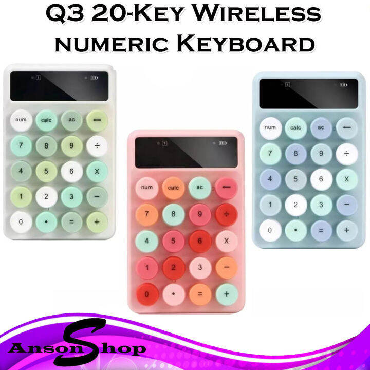 20 - Key Q3 Wireless Numeric Keyboard | Lazada PH