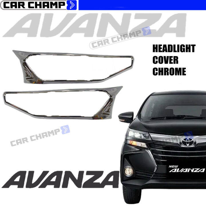 Toyota Avanza 2022 Headlight cover Chrome 2022 ( Car Accessories ...