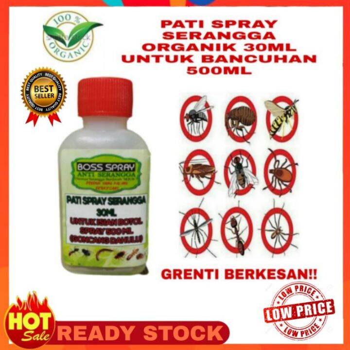 Refill Pati Spray Anti Serangga Organik Ubat Semut Spray Serangga ...