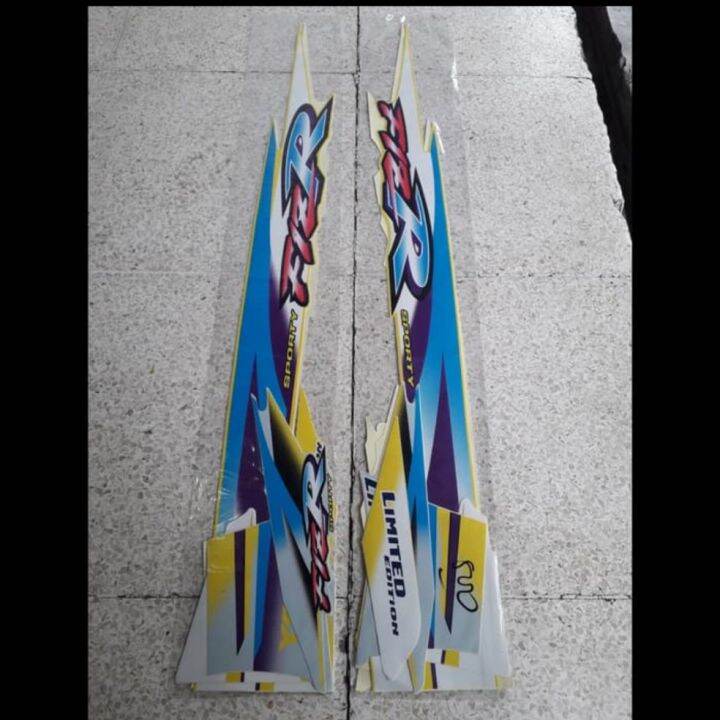 stiker striping list body fizr le tahun 1999 kuning | Lazada Indonesia