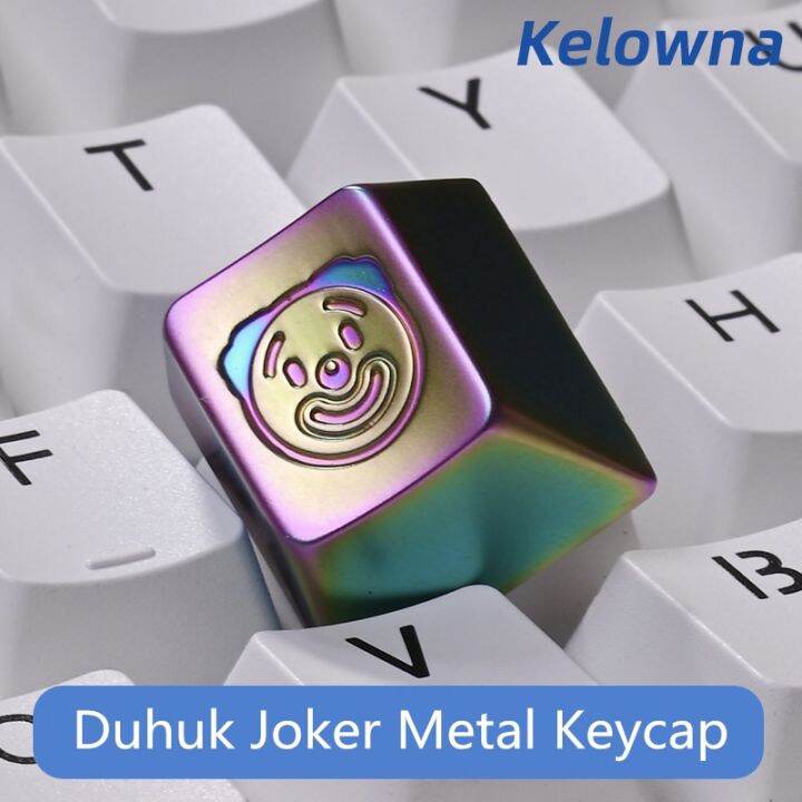 1 Piece Clown Series Metal Keycap Cherry Profile R4 Height Key Cap For ...